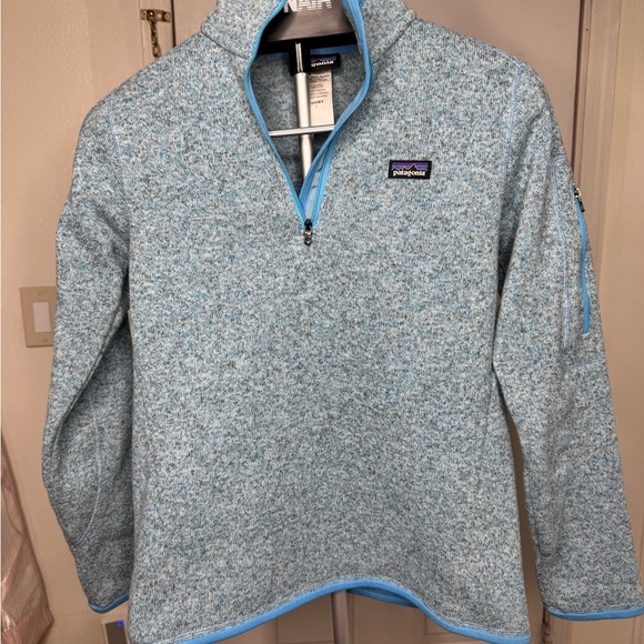 Patagonia | Sweaters | Patagonia Light Blue Fleece Pullover | Poshmark